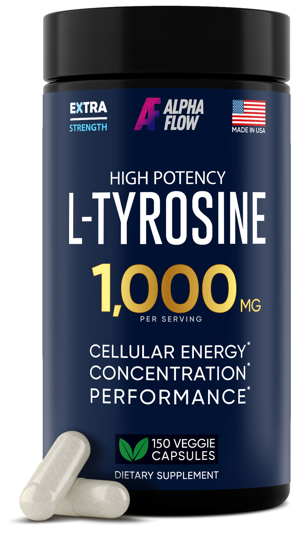 L-Tyrosine Supplement – Alpha Flow